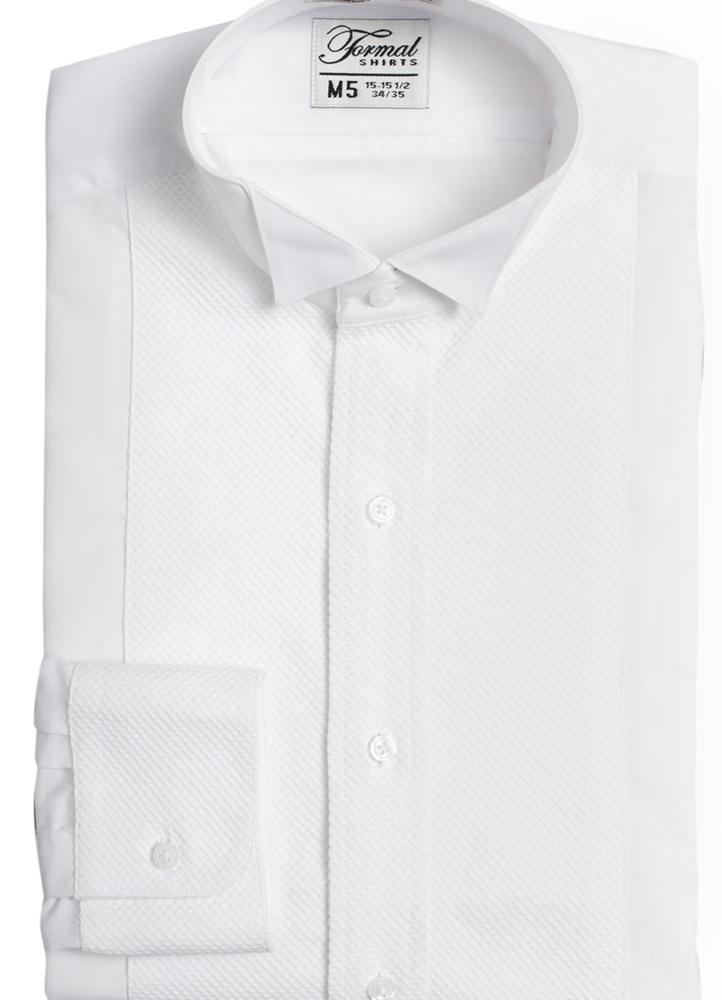 White Pique Wing Collar – Rome's Tuxedos & Suits