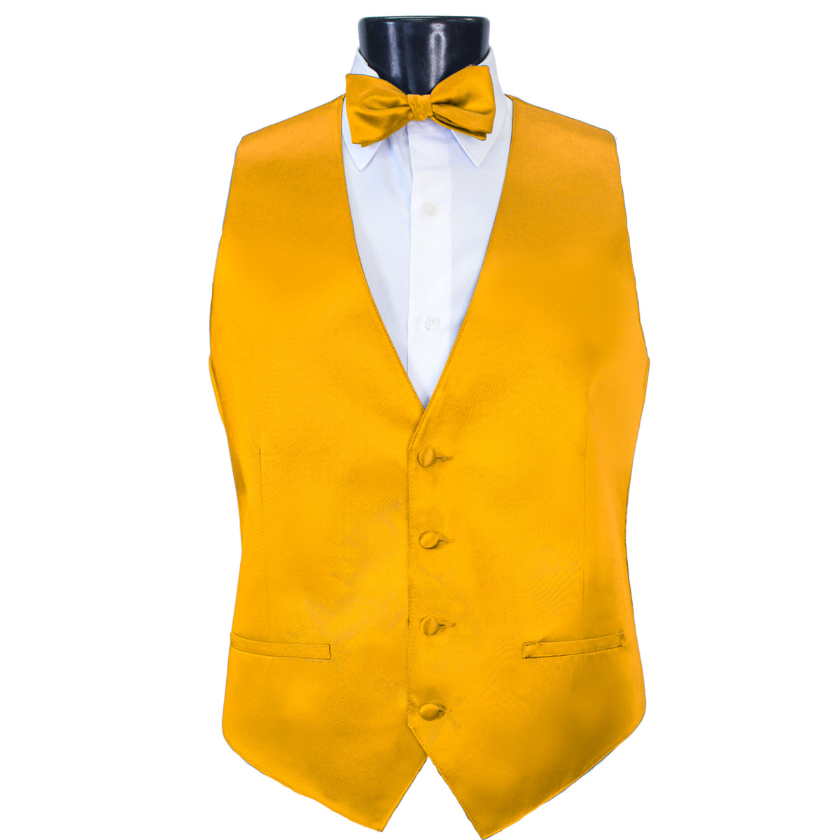 Saffron Modern Solid Vest – Rome's Tuxedos & Suits