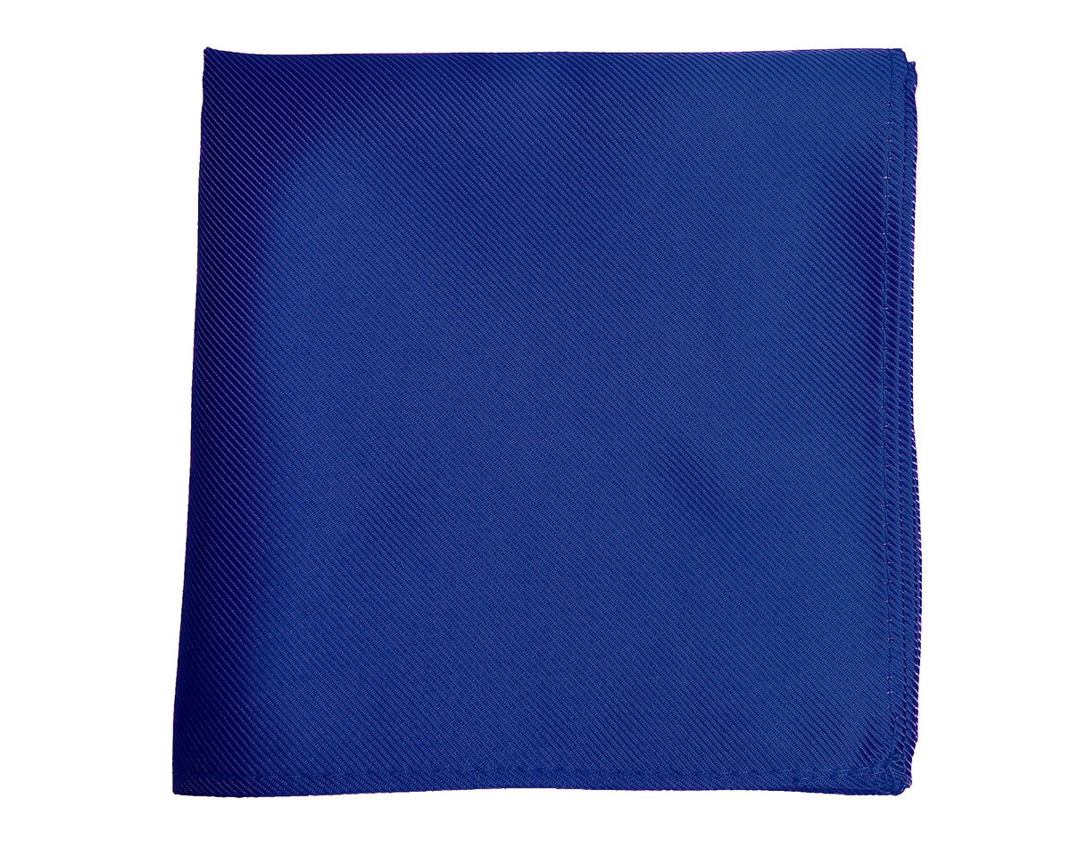 ROYAL BLUE POCKET SQUARE – Rome's Tuxedos & Suits